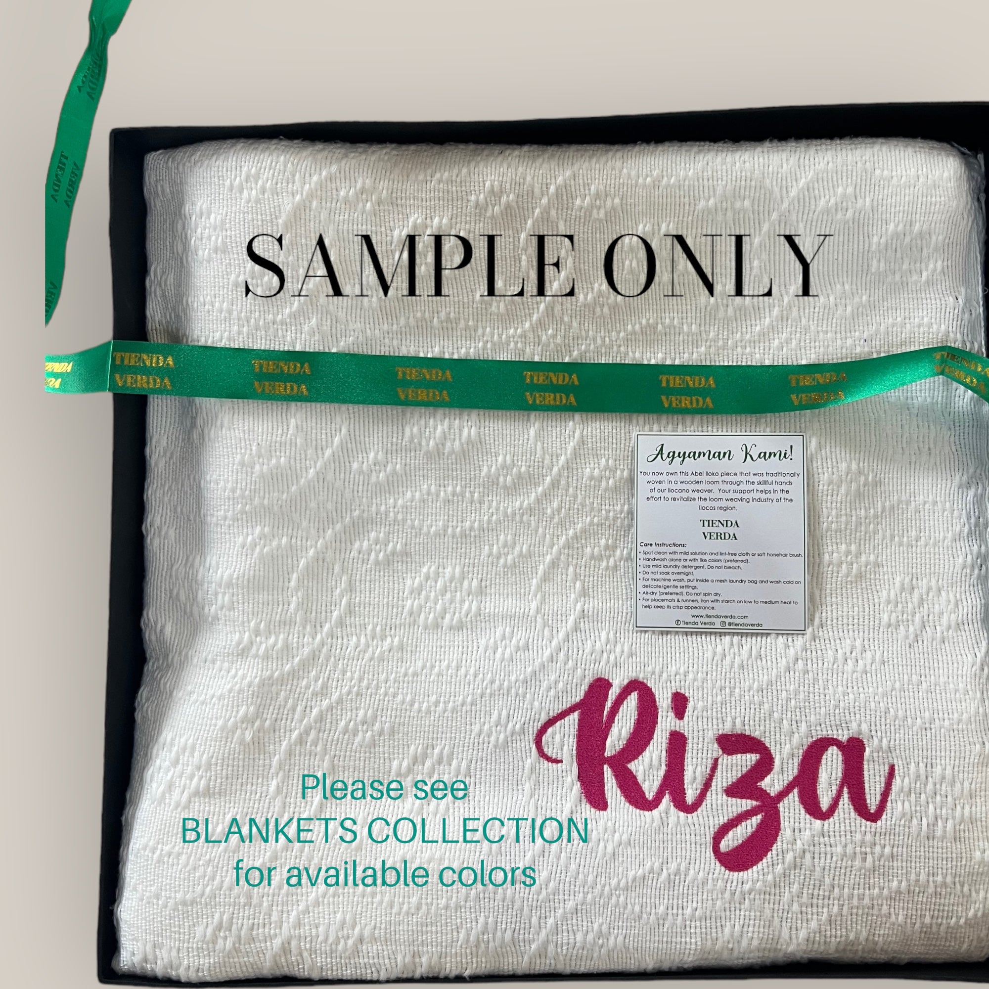 Trambia Blanket Gift Box | 1-piece | with optional personalized embroi ...
